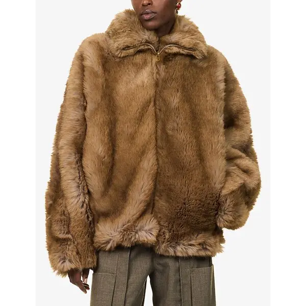 DARKPARK Celine Aviator Faux-fur Bomber Jacket