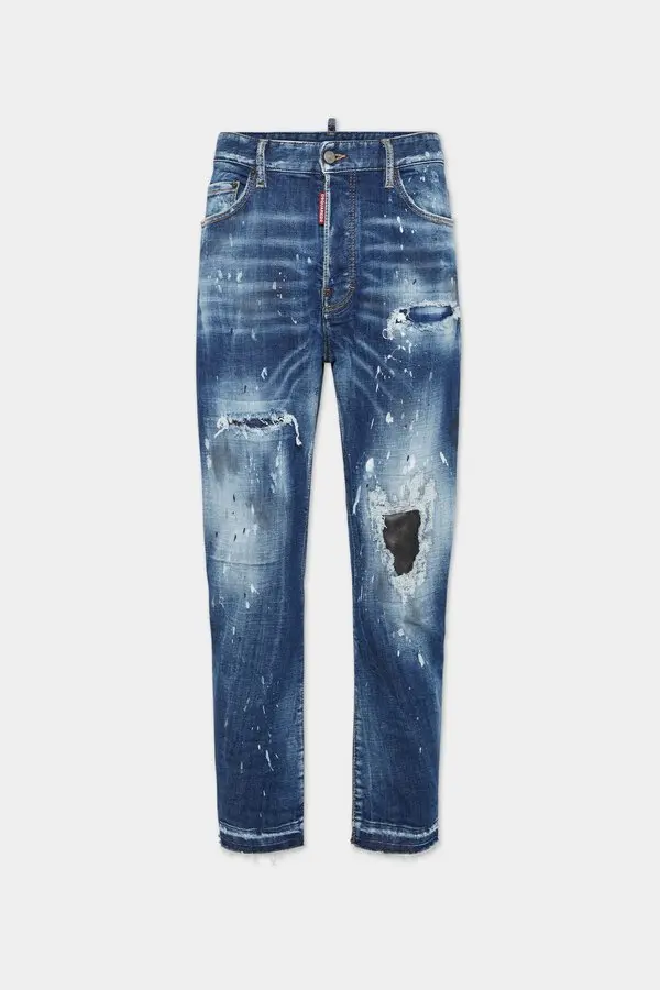 Dsquared2 Medium Ripped Wash Bro Jeans