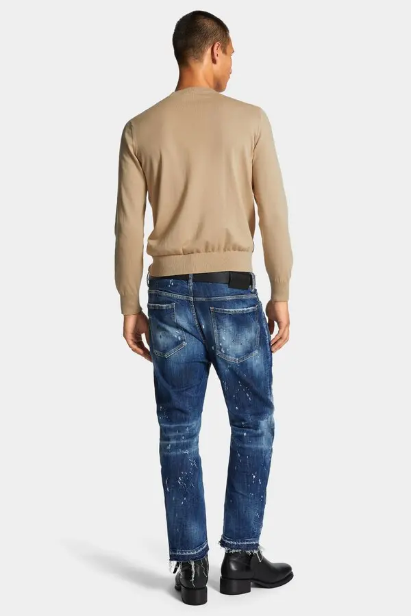 Dsquared2 Medium Ripped Wash Bro Jeans
