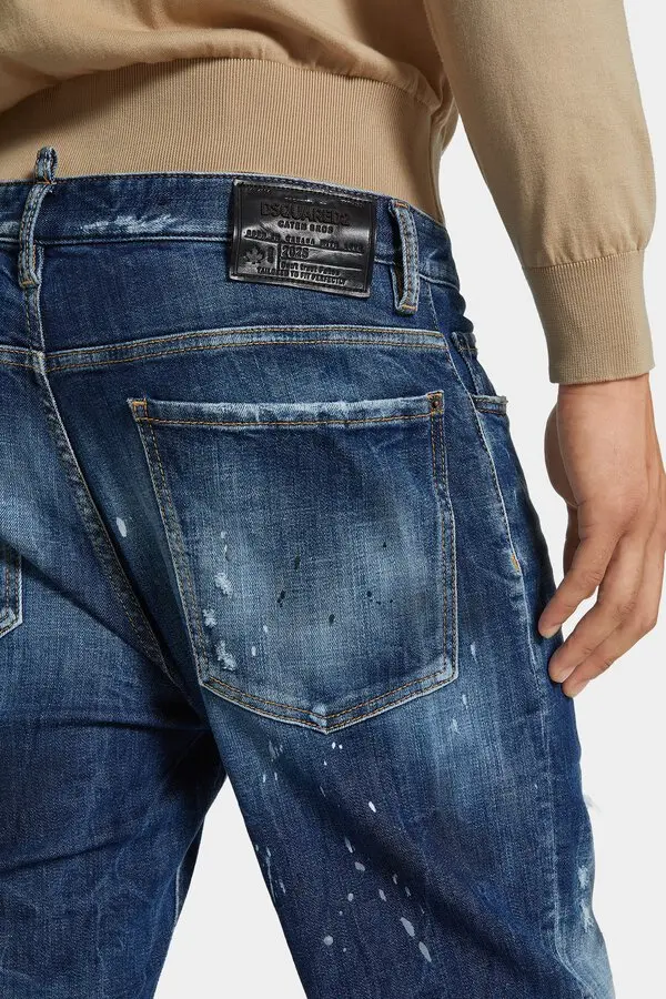 Dsquared2 Medium Ripped Wash Bro Jeans