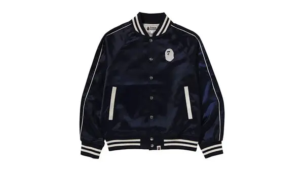 A BATHING APE Nylon Varsity Jacket