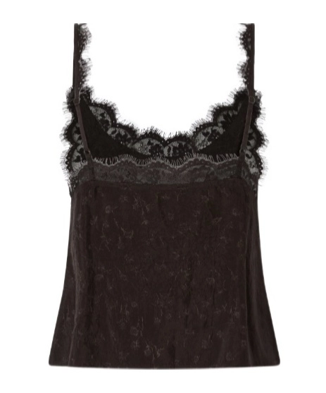 Pinko Lace Trim Camisole Top