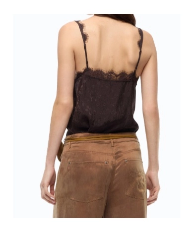 Pinko Lace Trim Camisole Top