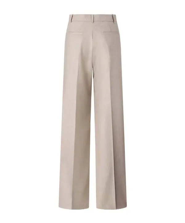 Pinko Metallic Pressed-crease Trousers