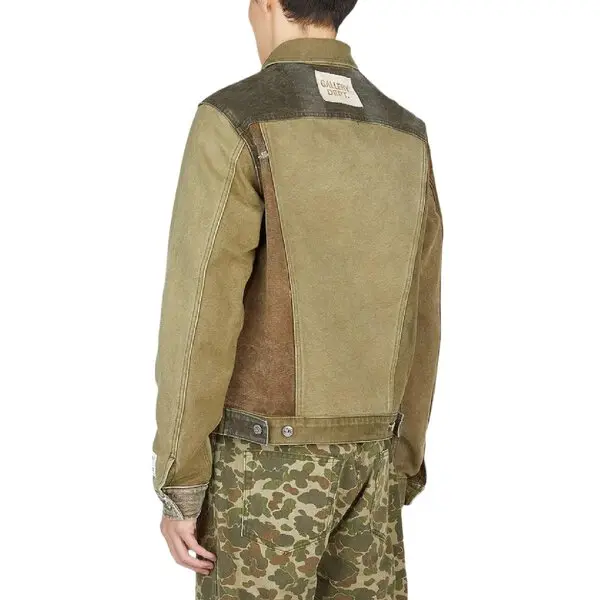 GALLERY DEPT. Cropped Spliced Denim Jacket
