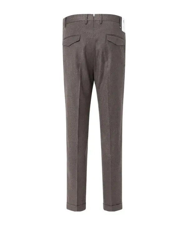 PT TORINO Pressed-crease Turned-up Trousers