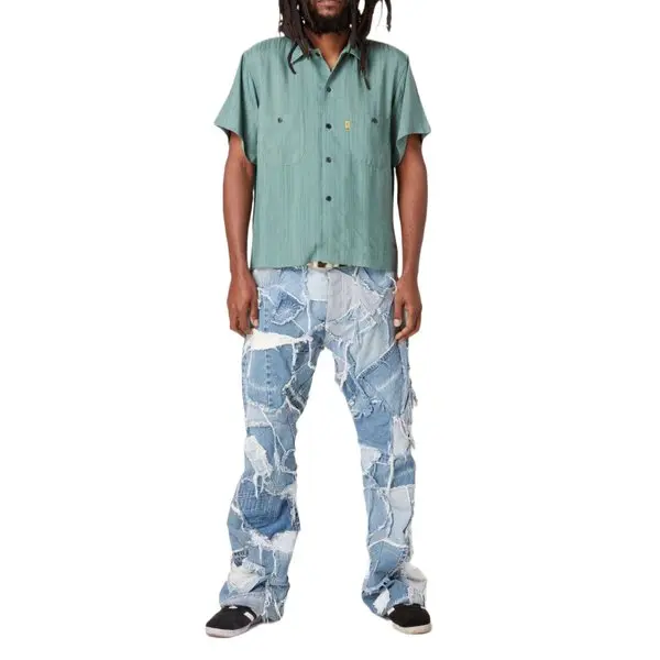 GALLERY DEPT. Loose Shortsleeve Collared Shirt