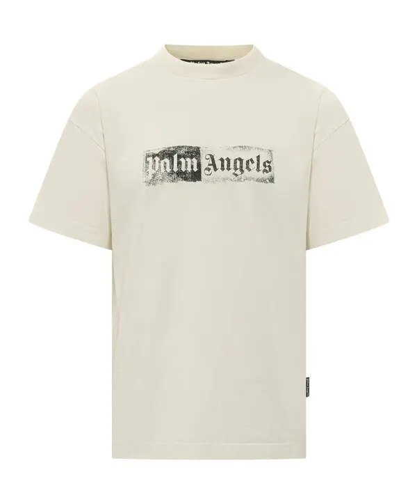 Palm Angels Logo Printed Crewneck T-shirt