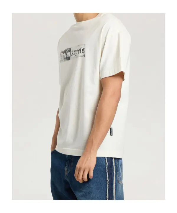 Palm Angels Logo Printed Crewneck T-shirt