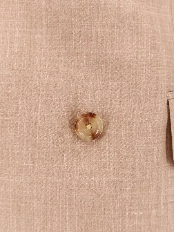 LARDINI Double-breasted Peak-lapel Blazer