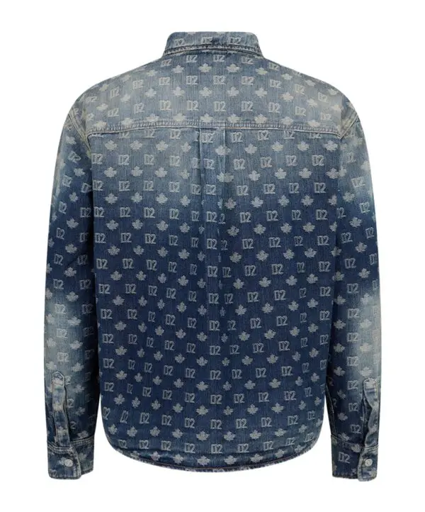 Dsquared2 Monogram Denim Carpenter Shirt