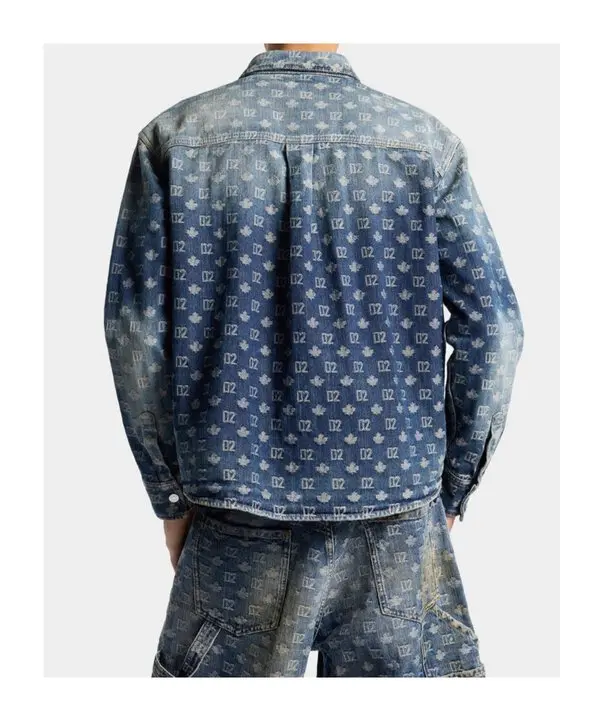 Dsquared2 Monogram Denim Carpenter Shirt