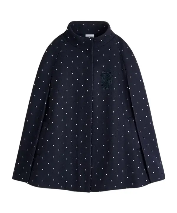 Dior Polka-dot Cape - Navy Blue