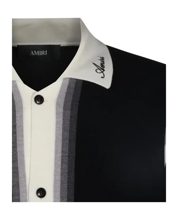 Amiri Short Sleeved Cardigan
