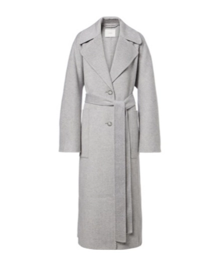 JOSEPH Spencer Wool And Cashmere Coat - Grey