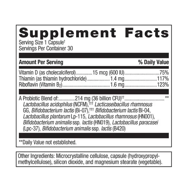 METAGENICS Ultraflora Complete Multi Strain Probiotic For Digestive Balance And Immune Support