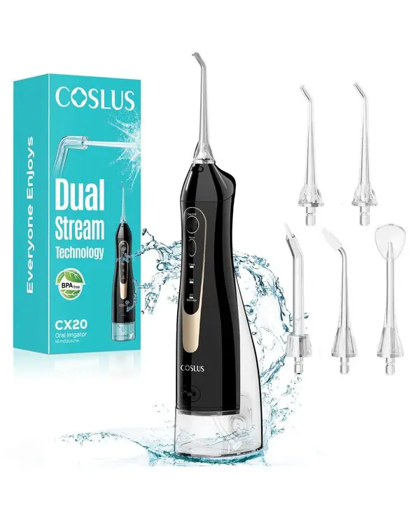 COSLUS Cx20 Water Flosser - Black