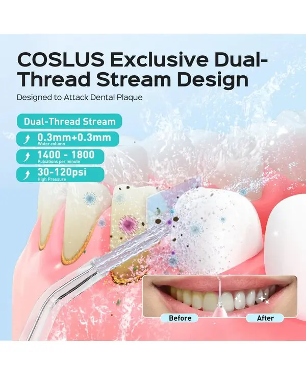 COSLUS Cx20 Water Flosser - Pink