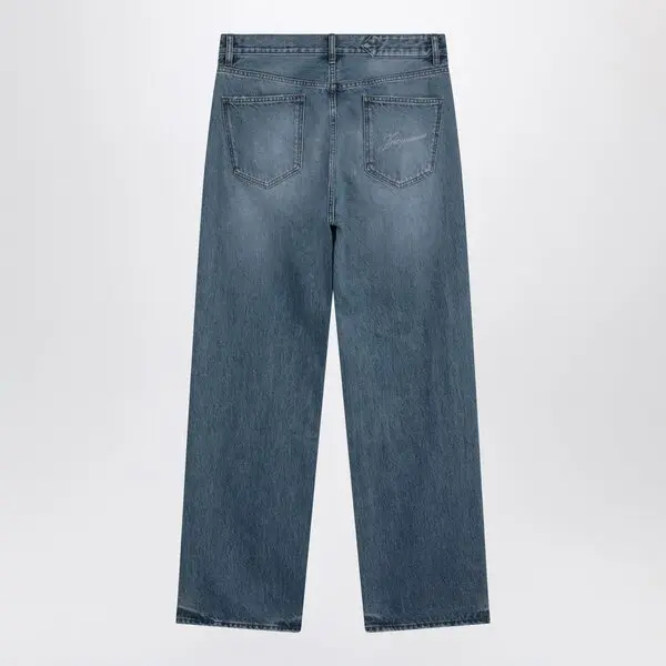 Jacquemus Straight-leg Jeans In De-nã®mes Denim