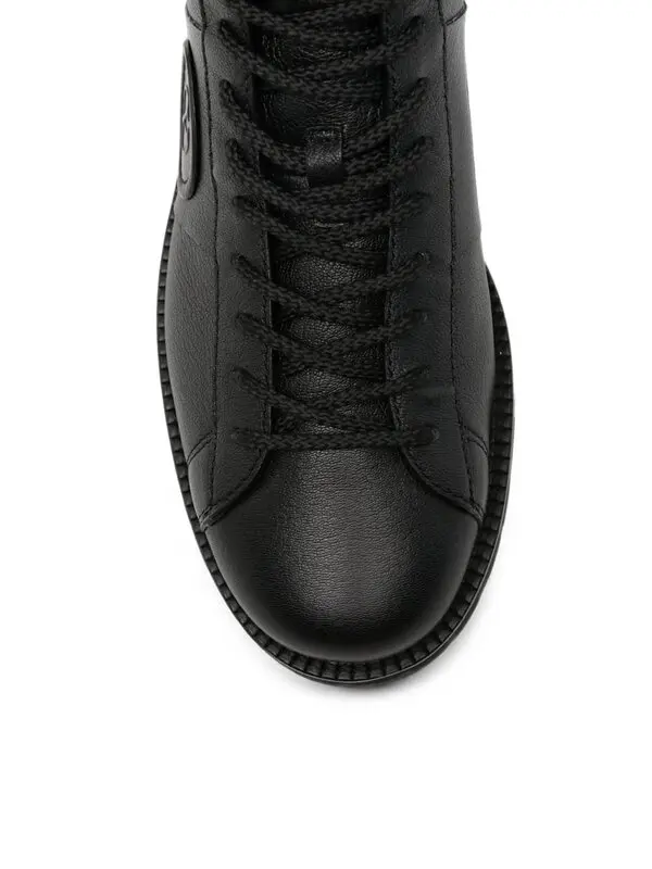 Valentino Garavani Leather Combat Boots