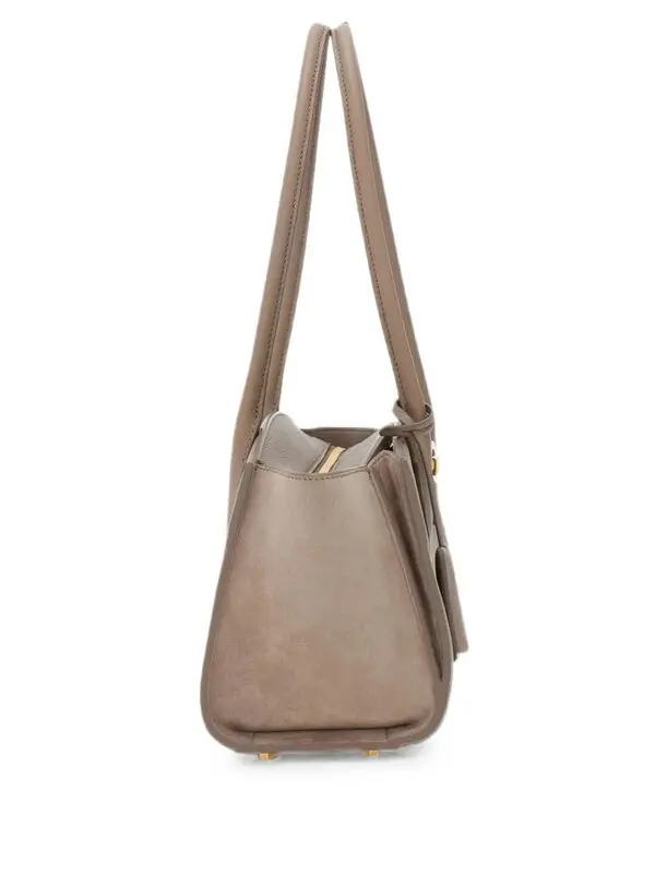 FERRAGAMO St Soft Ew Shoulder Bag - Gray
