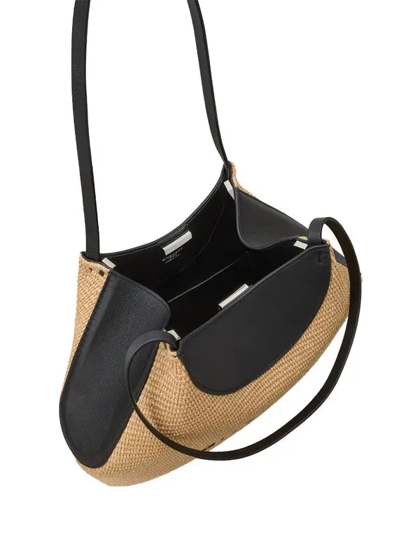 Givenchy Small Facet Tote Bag In Raffia