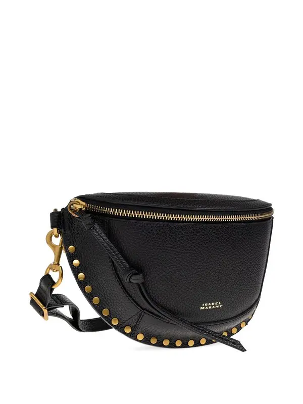 Isabel Marant Étoile Skano Hammered Leather Belt Bag With Studs