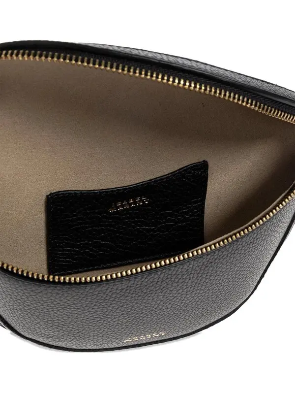 Isabel Marant Étoile Skano Hammered Leather Belt Bag - Black