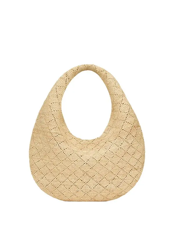 Saint Laurent Icare Hobo In Raffia