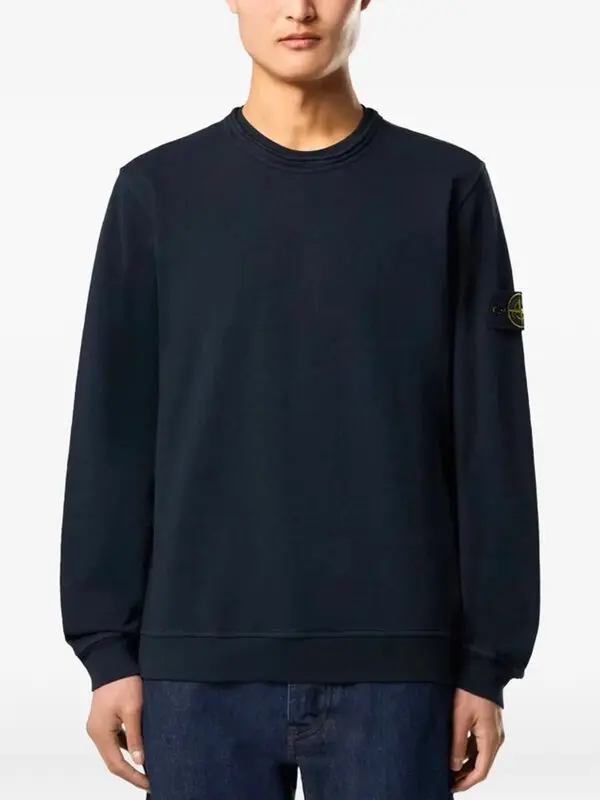 Stone Island Felpa A Girocollo - Blue