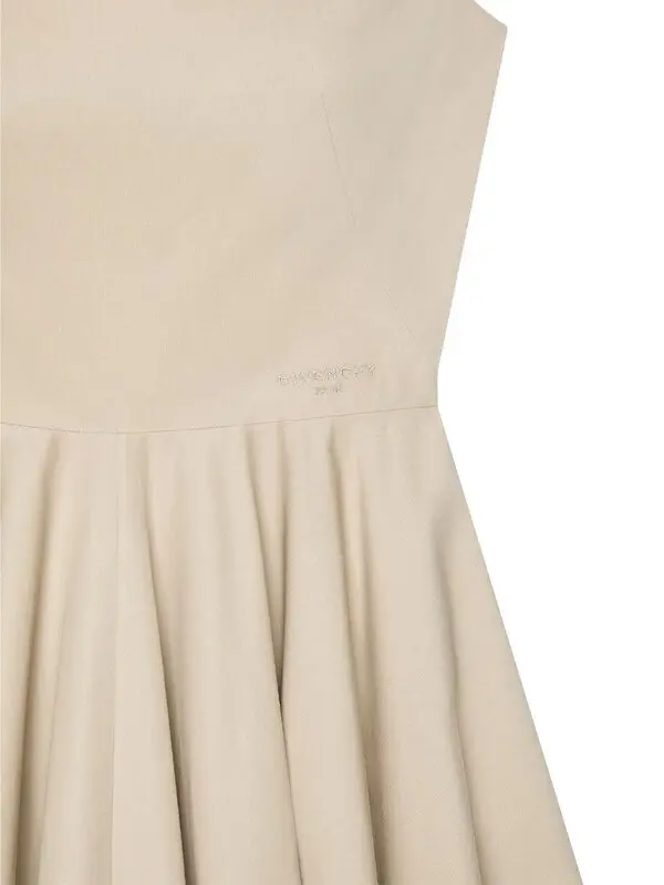 Givenchy Sliced Long Dress In Poplin