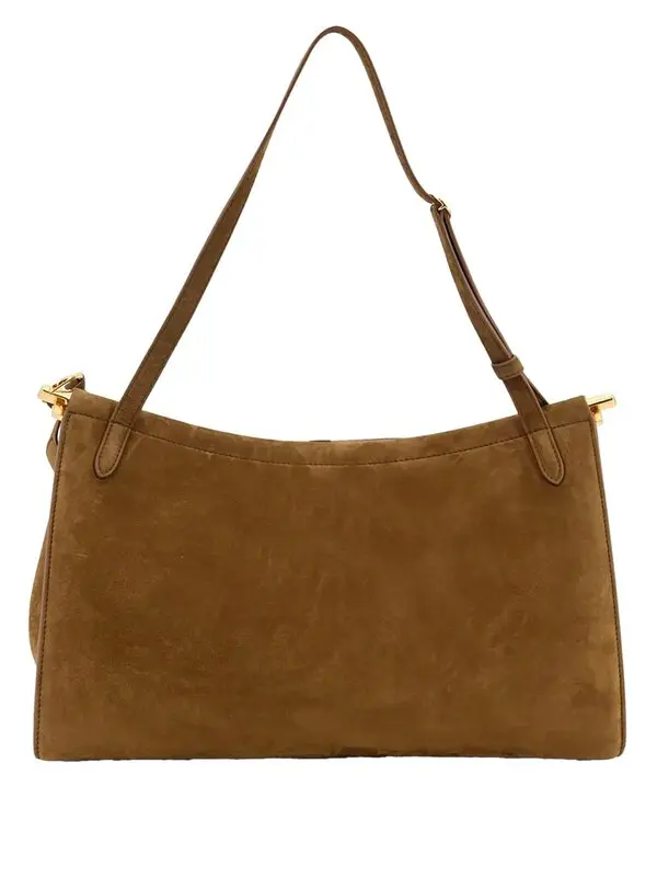 Alaïa Le Click Pocket 35 Bag In Nubuck - Green