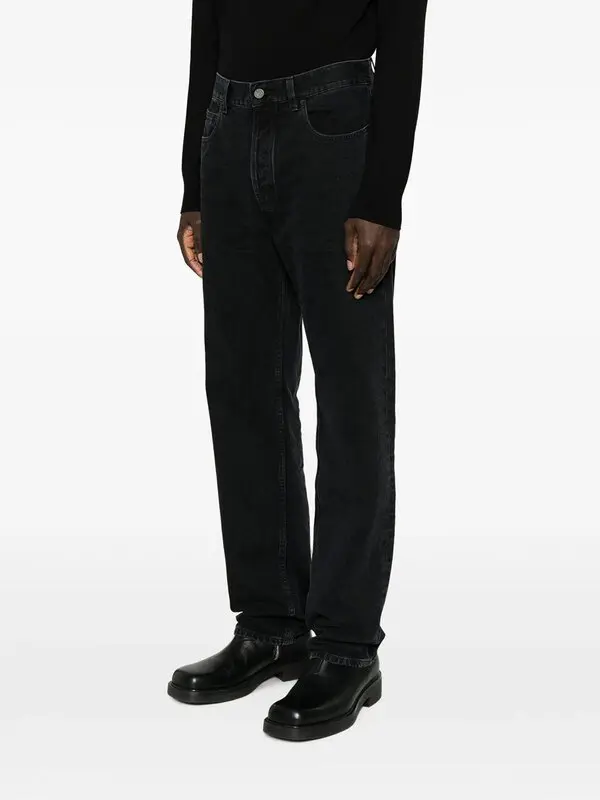 Saint Laurent Jeans Relaxed Fit Con Gamba Affusolata