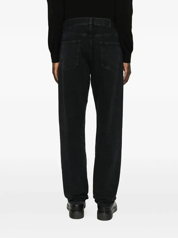 Saint Laurent Jeans Relaxed Fit Con Gamba Affusolata