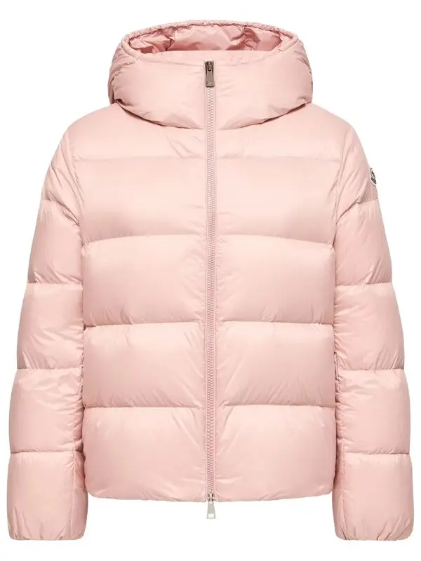Moncler Feligule Cropped Hooded Down Jacket - Multicolor