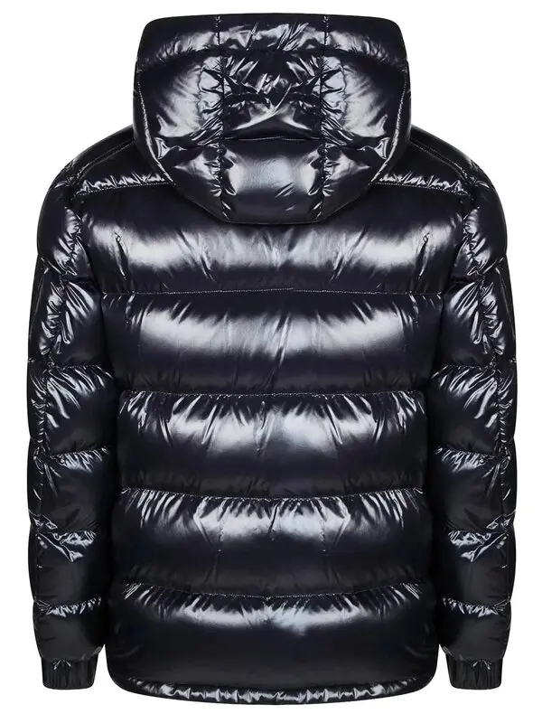 Herno Hooded Glossy Finish Down Jacket - Black