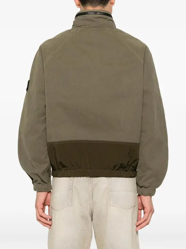 Stone Island Zip-up Overshirt - Green
