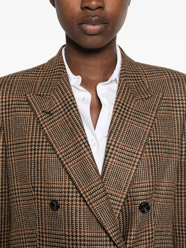Tagliatore Double-breasted Checked Blazer