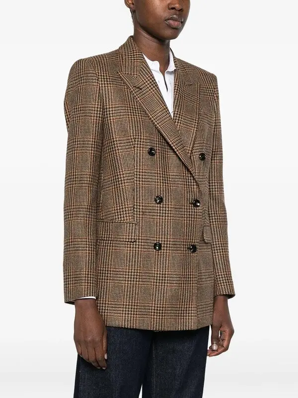 Tagliatore Double-breasted Checked Blazer