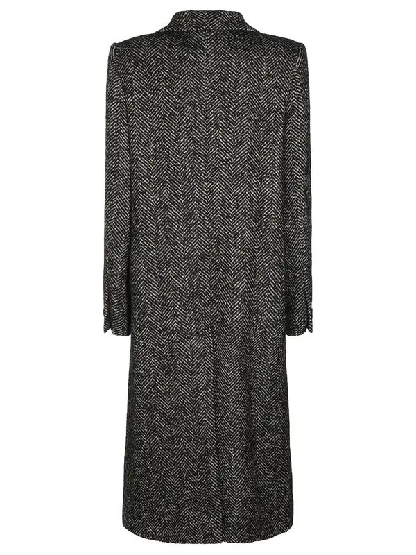 Tagliatore Amanda Herringbone Wool Blend Overcoat