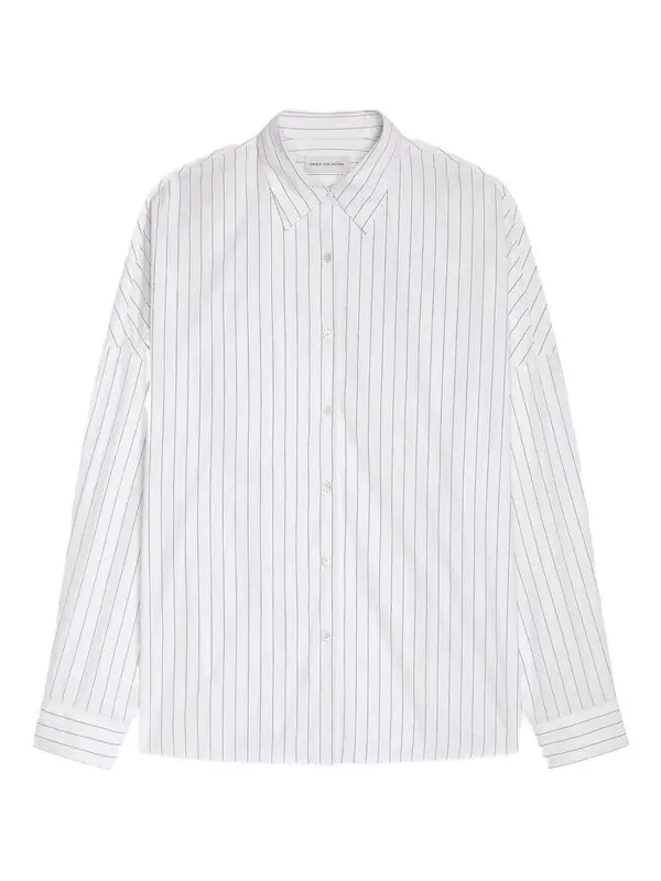 Dries Van Noten Casia Striped Shirt - White