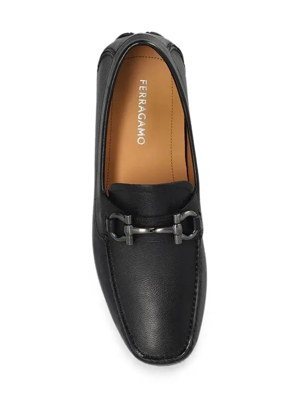 FERRAGAMO Parigi New Driver Loafers - Black