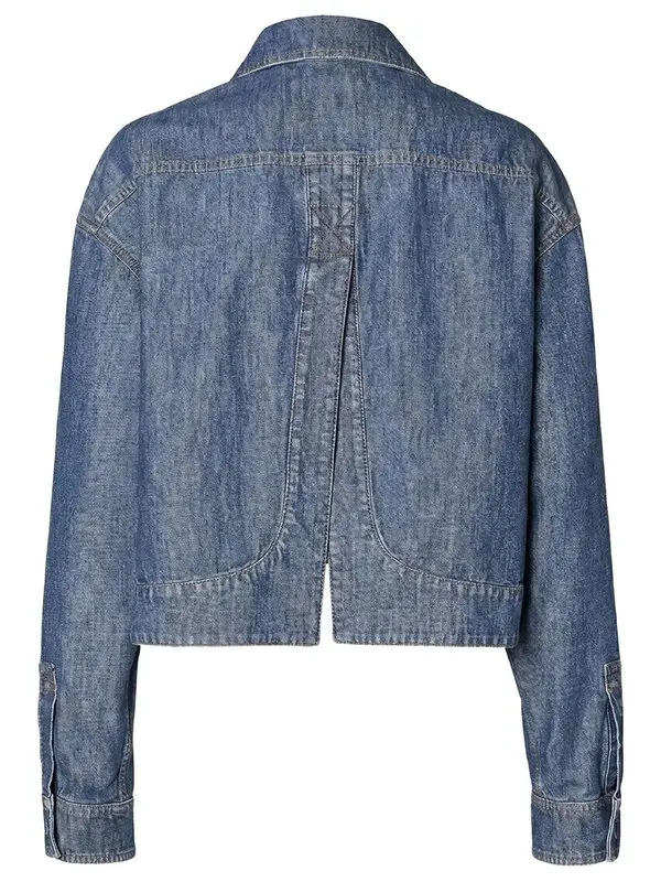 Fendi Chambray Short Jacket
