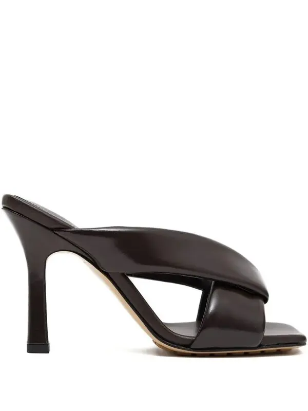 Bottega Veneta Riva Mule Sandals - Brown