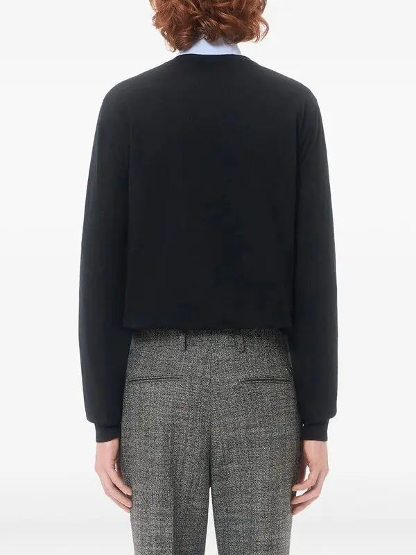 Valentino Garavani Wool Jumper With Vlogo Embroidery