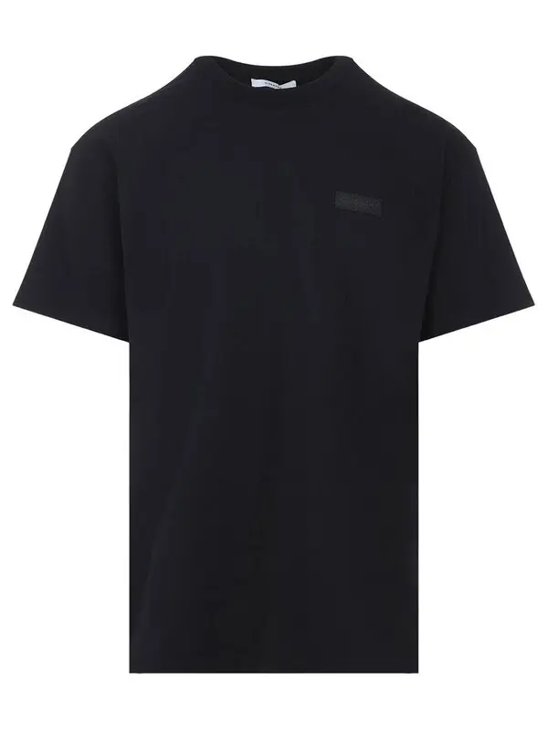 Givenchy Paris Gros Grain Cotton T-shirt - Black