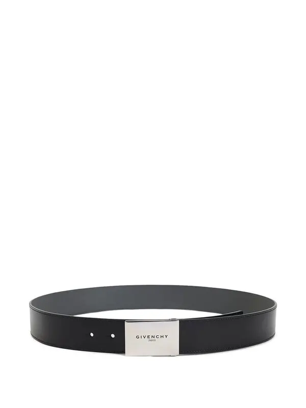 Givenchy Label Reversible Leather Belt