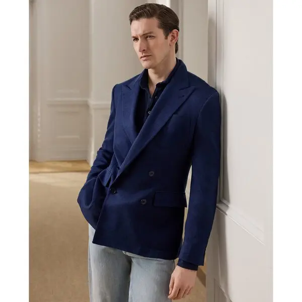 Ralph Lauren Kent Hand-tailored Linen-blend Jacket
