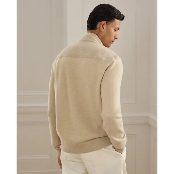 Ralph Lauren Hybrid Full-zip Sweater