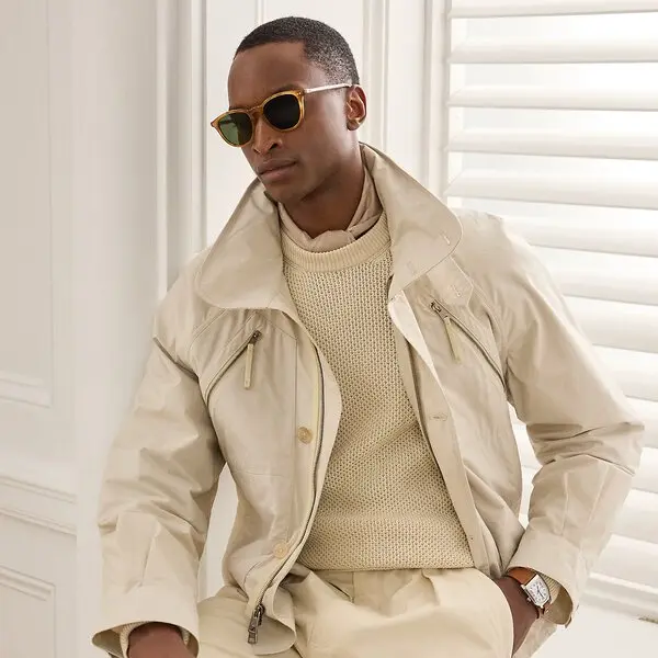 Ralph Lauren Driver Ventile Jacket - Limestone